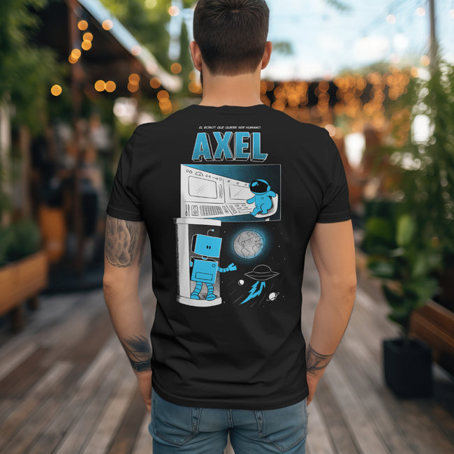 Playera Negra AXEL y ASTRO - Unisex – Axel y Astro